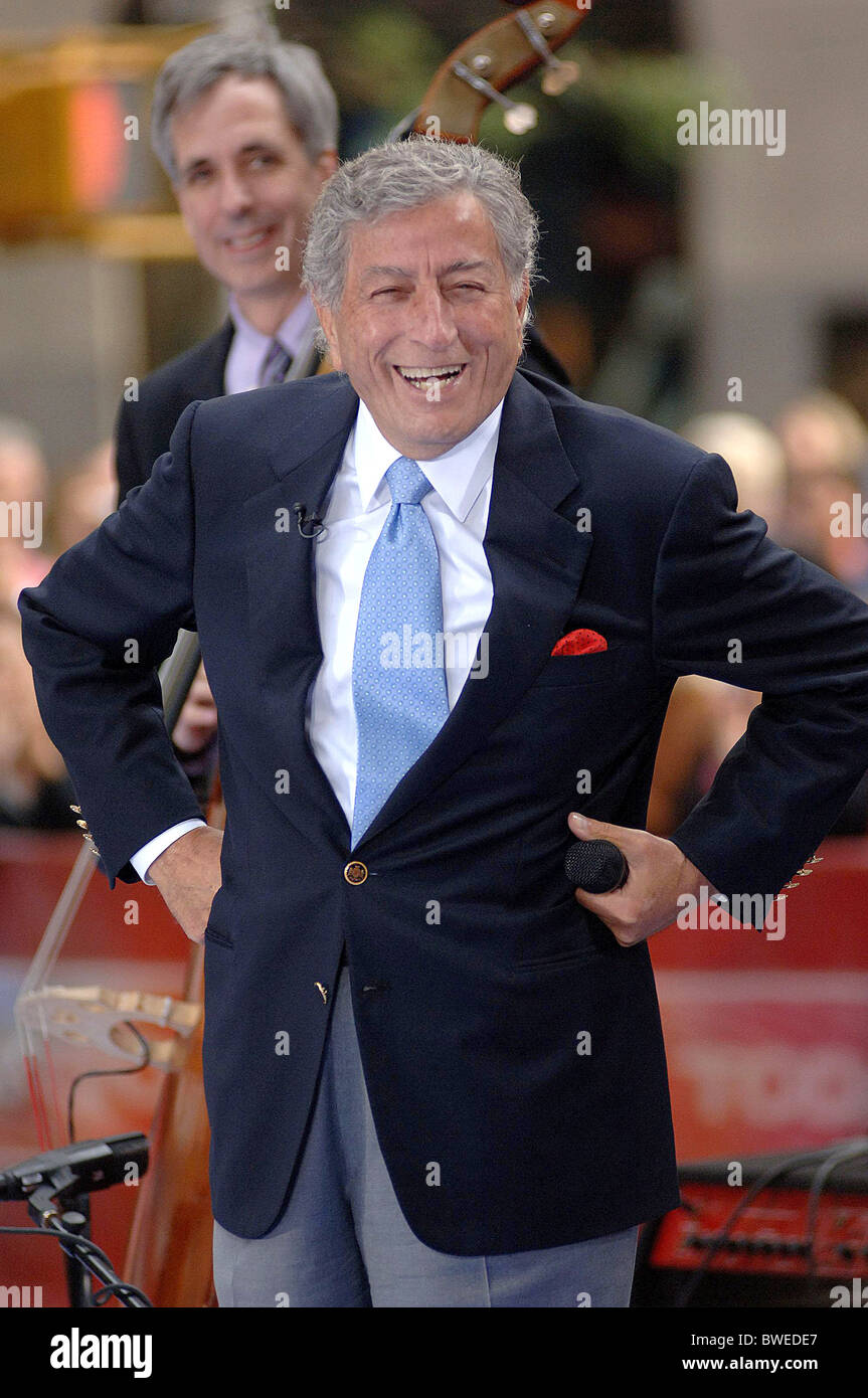 NBC Today Show with Tony Bennett and Billy Joel in Concert Stock Photo ...