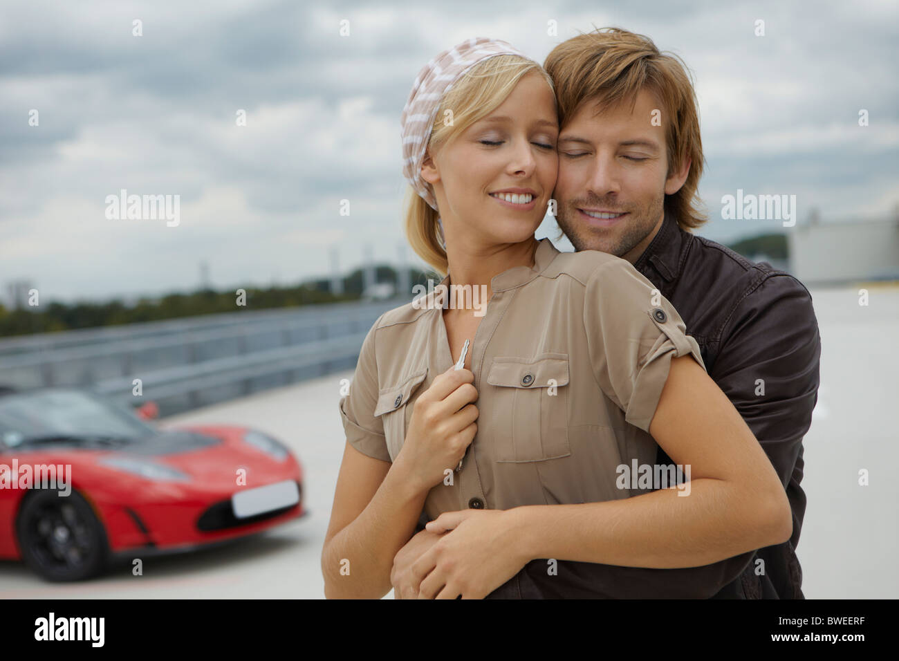 Tesla roadster space hi-res stock photography and images - Alamy