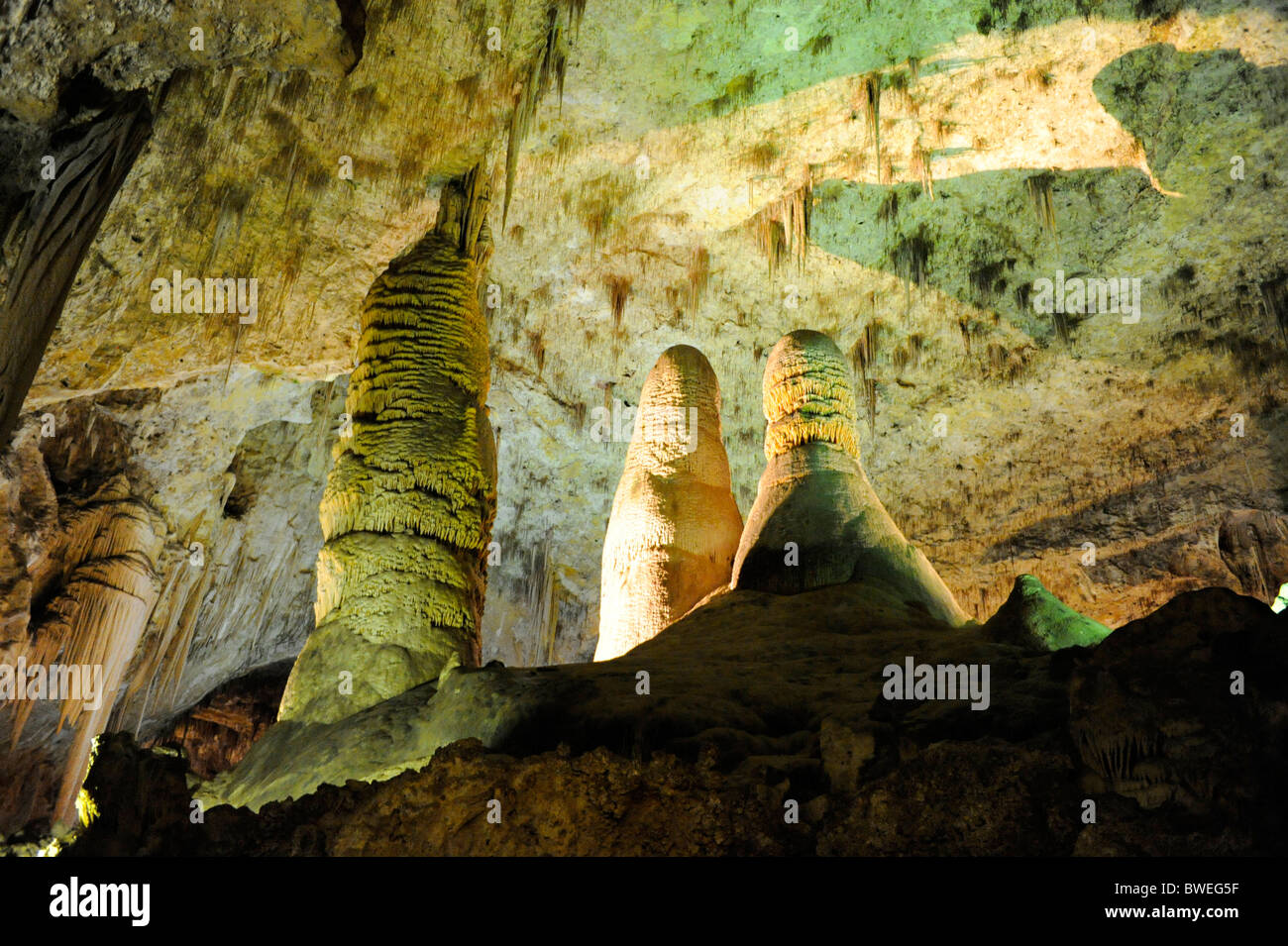 Hall of Giants Area Carlsbad Caverns National Park Stock Photo - Alamy