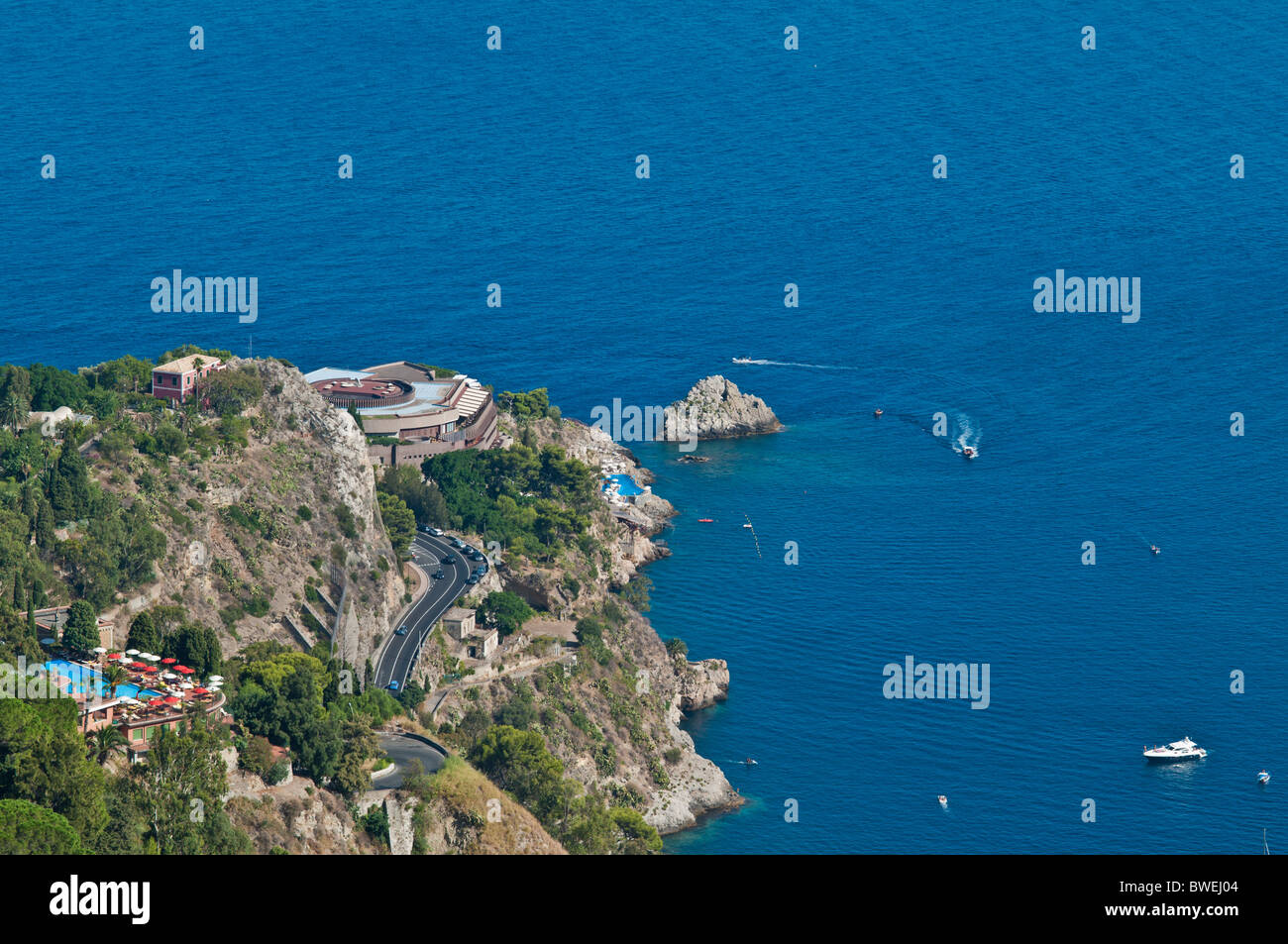 Taormina sicily view hi-res stock photography and images - Alamy