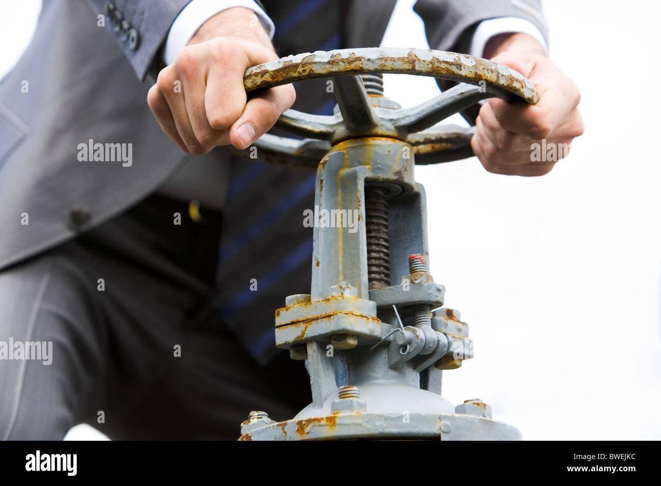 Hands steer boat hi-res stock photography and images - Alamy