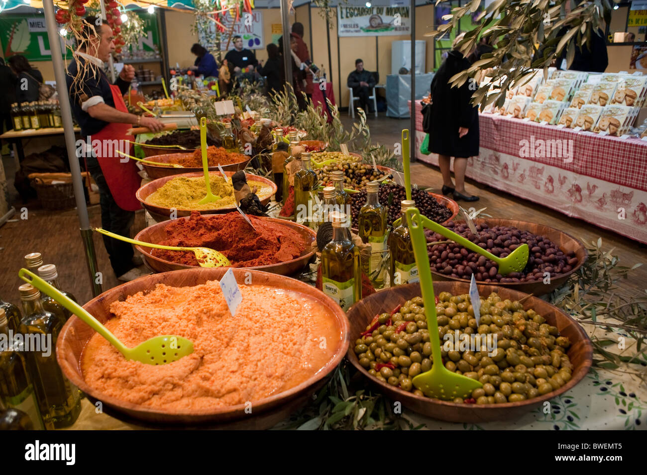 Paris, France, French Cuisine Food Festival, Corsican Food Specialties ...