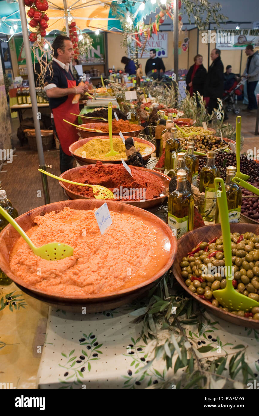 Paris, France, Close up, Table with Display, French Cuisine Food ...