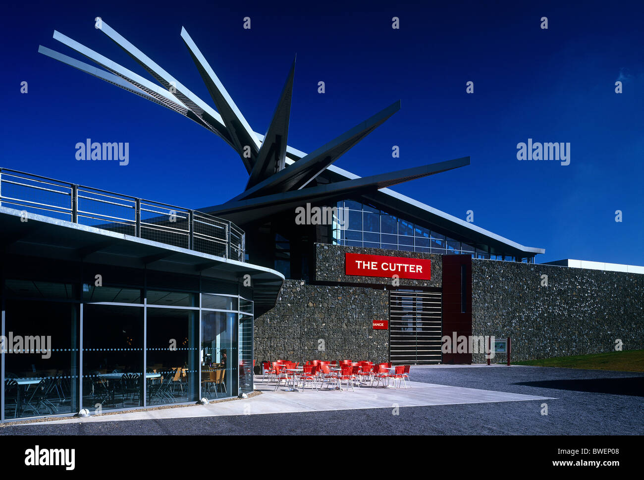 An external view of 'The Cutter' at Woodhorn Colliery Museum in ...