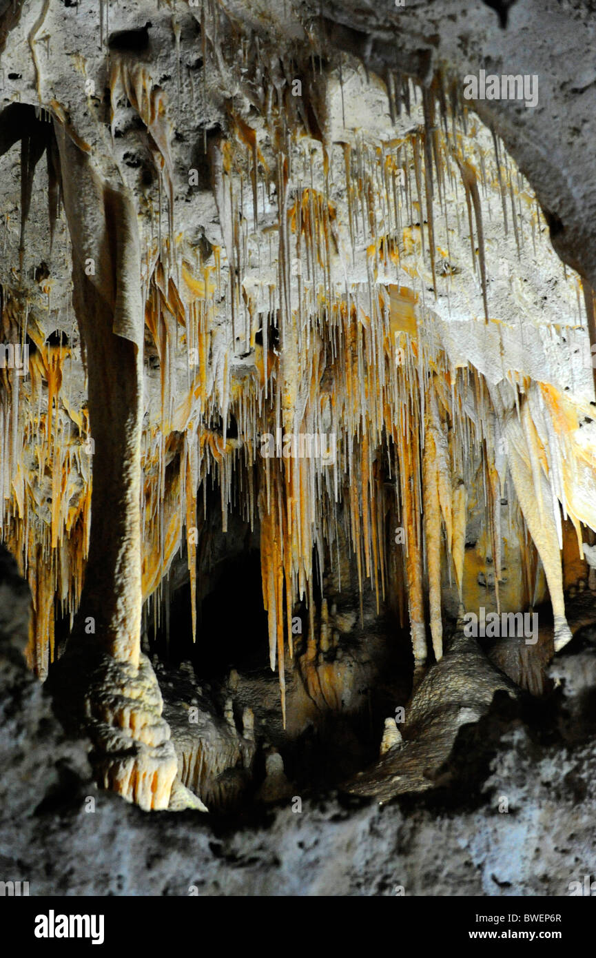 Painted Grotto Area Carlsbad Caverns National Park Stock Photo - Alamy