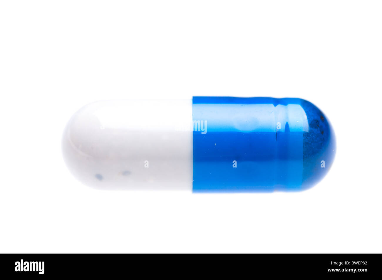 medical capsules isolated on white background Stock Photo - Alamy