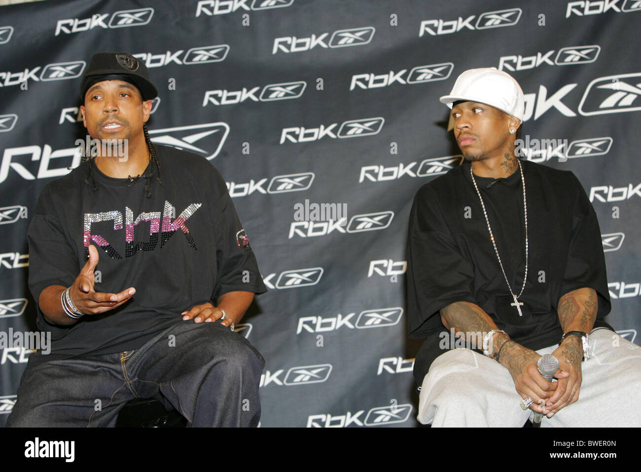 Rbk Allen Iverson Answer IX basketball shoe launch Stock Photo - Alamy