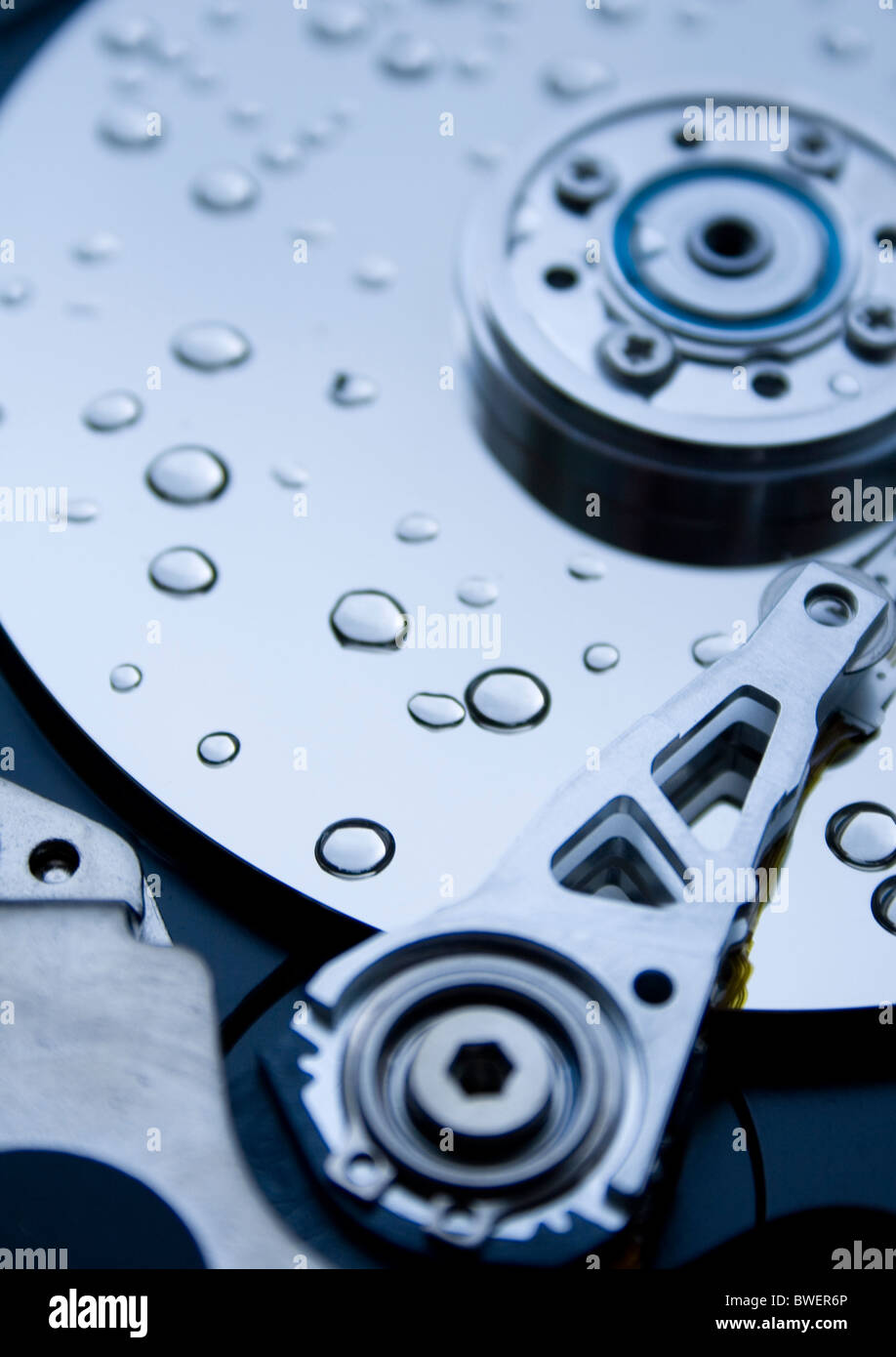 Read/write head of a computer hard drive Stock Photo - Alamy