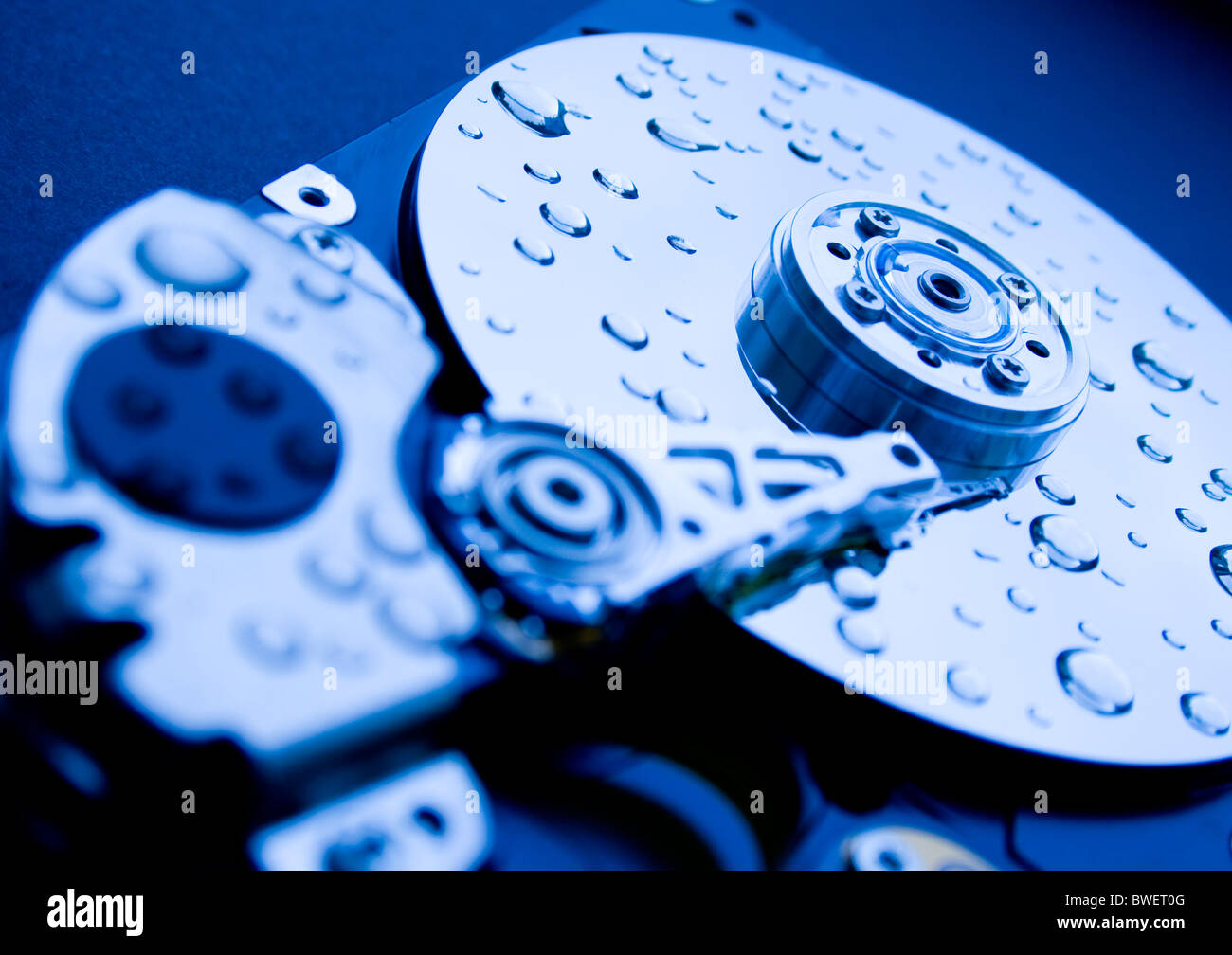 Read/write head of a computer hard drive Stock Photo - Alamy