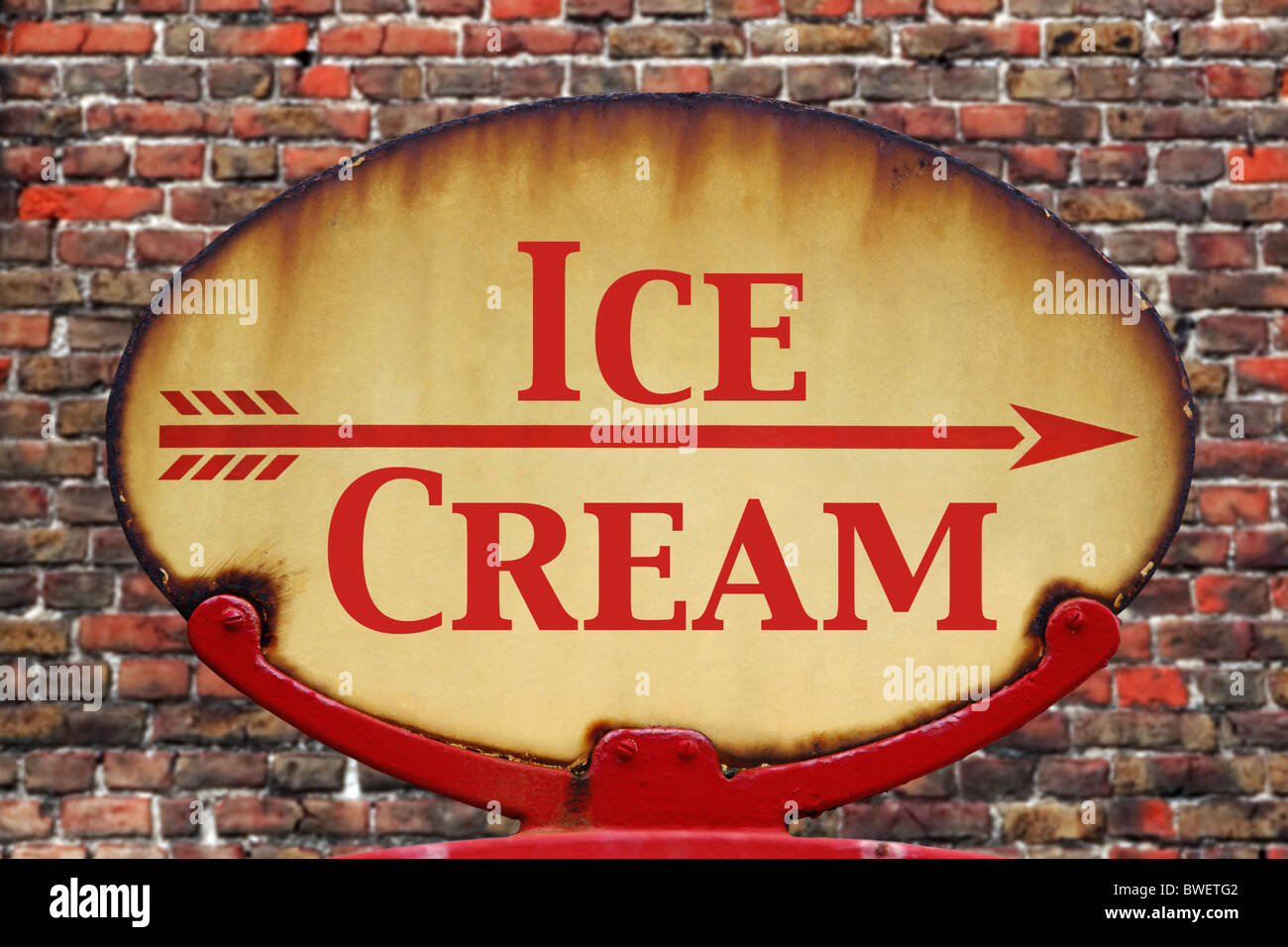 Ice sign retro hi-res stock photography and images - Alamy