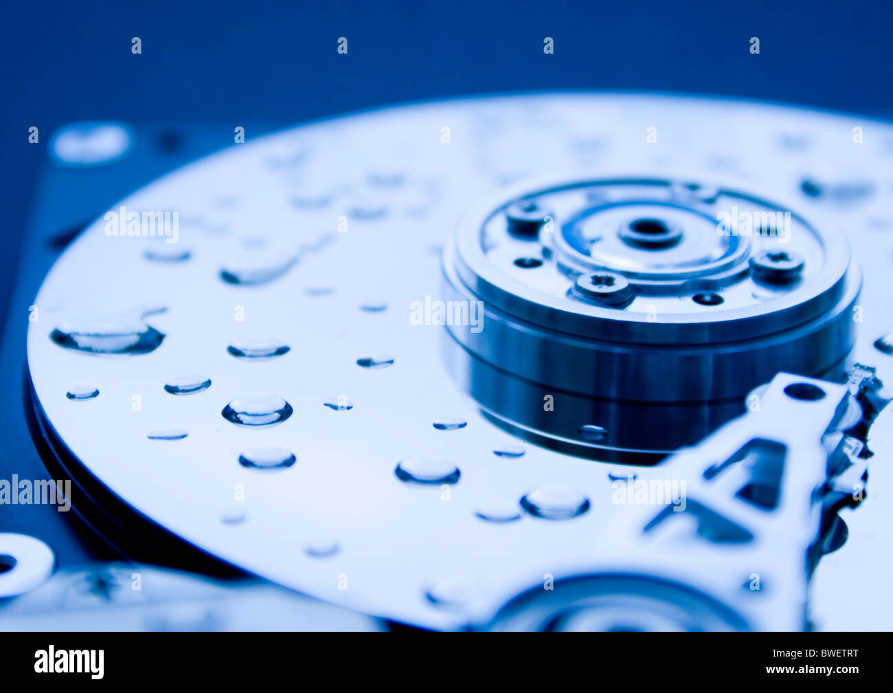 Head of a computer hard drive Stock Photo - Alamy