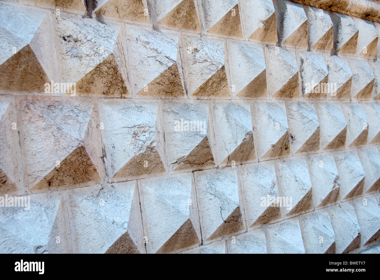 Diamond rustication on the Palazzo dei Diamanti, Ferrara Stock Photo - Alamy