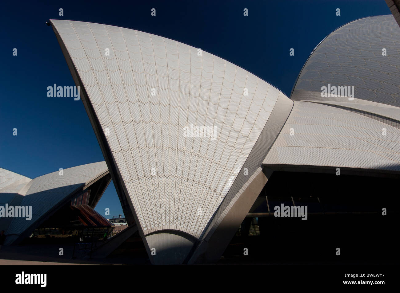 Sydney Opera house shell roofs Stock Photo - Alamy