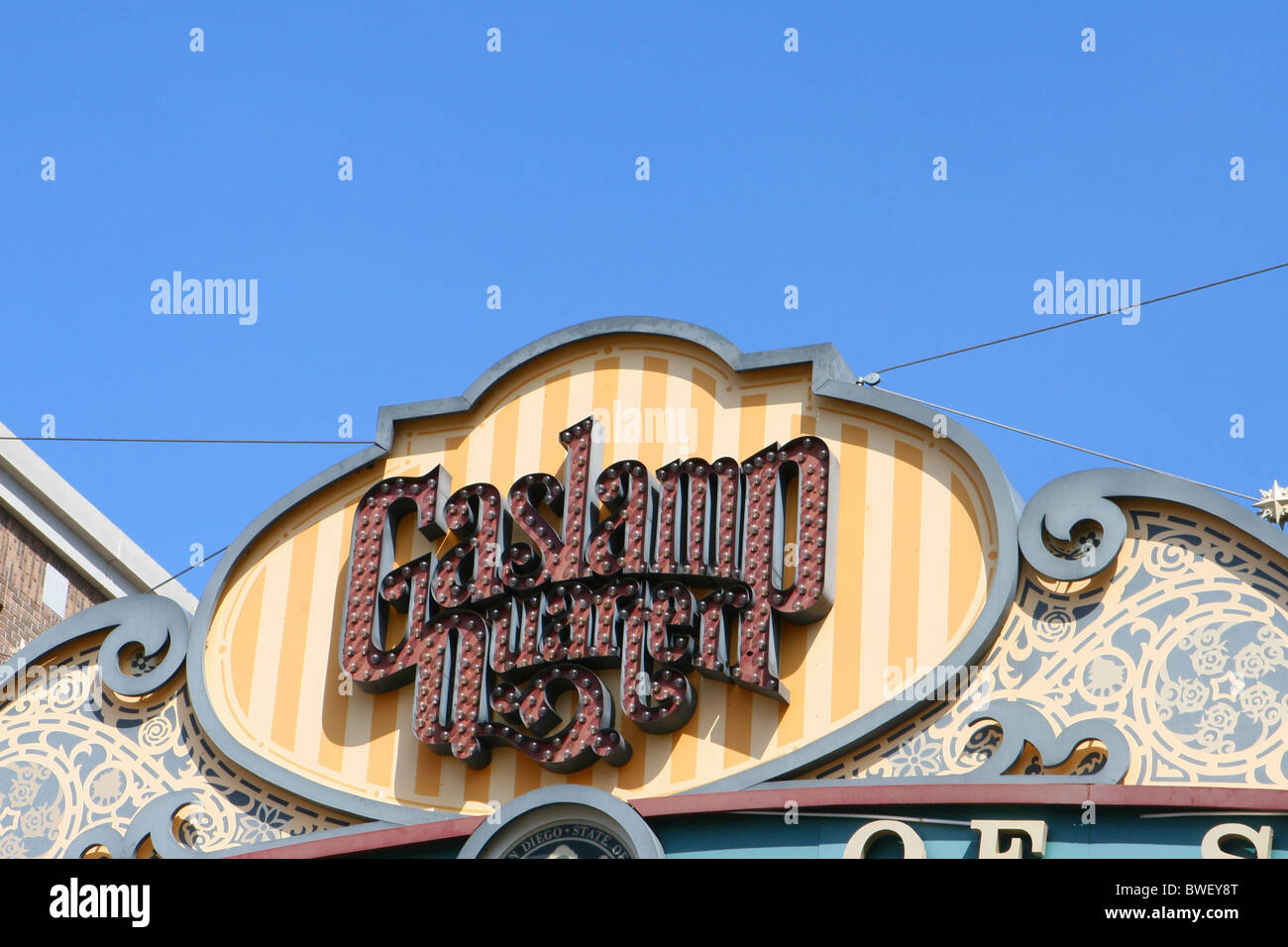 Historic Heart of Downtown San Diego; Gaslamp Quarter Stock Photo - Alamy