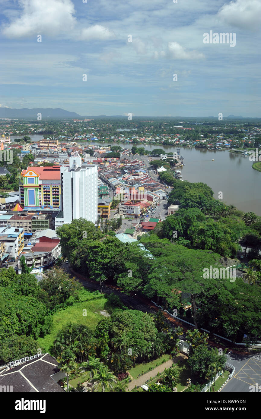 Kuching riverside - Sungai Sarawak River Stock Photo - Alamy