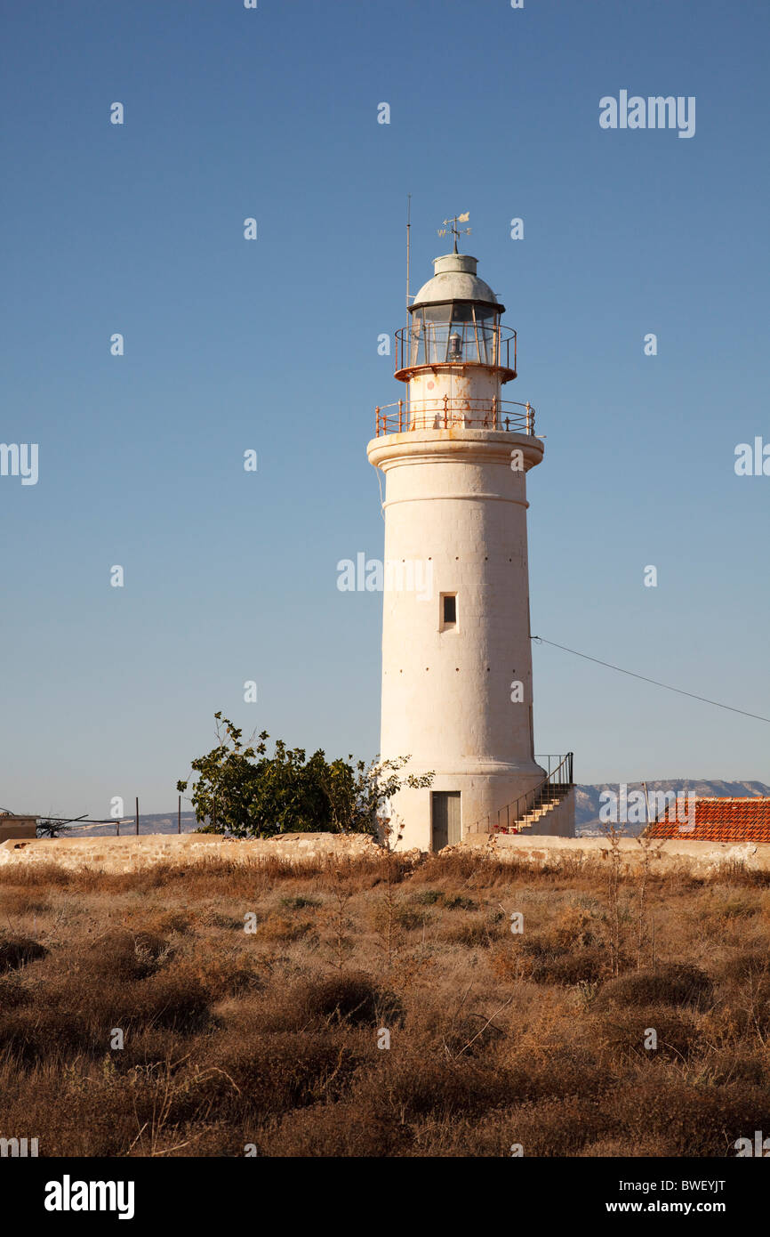 Pafos lighthouse hi-res stock photography and images - Alamy