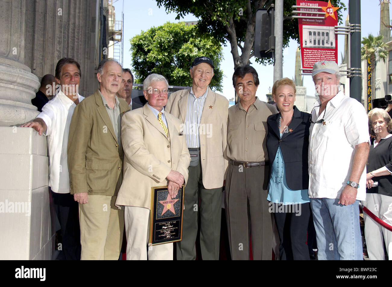 Star on the Hollywood Walk of Fame for Roger Ebert Stock Photo - Alamy