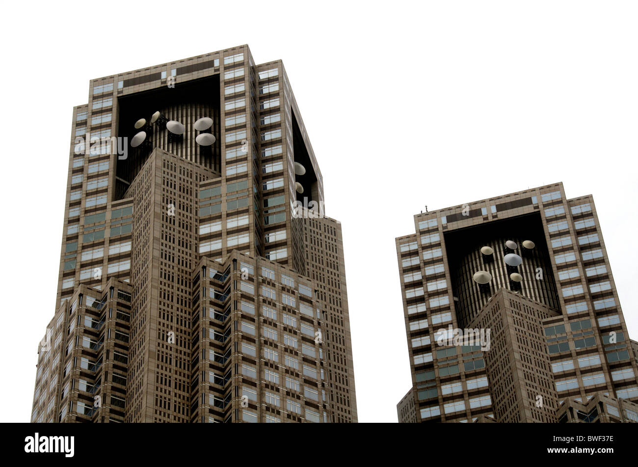 twin tower, Metropolitan Government offices, Shinjuku, Tokyo, Japan ...
