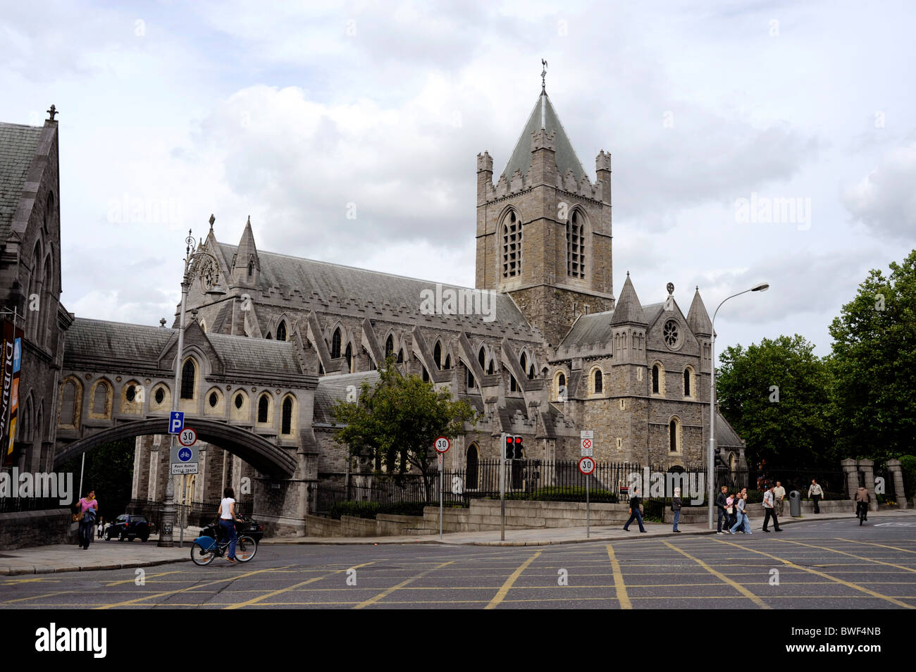 Christ Church Cathedral of the Holy Trinity, Dublin city, Ireland Stock ...