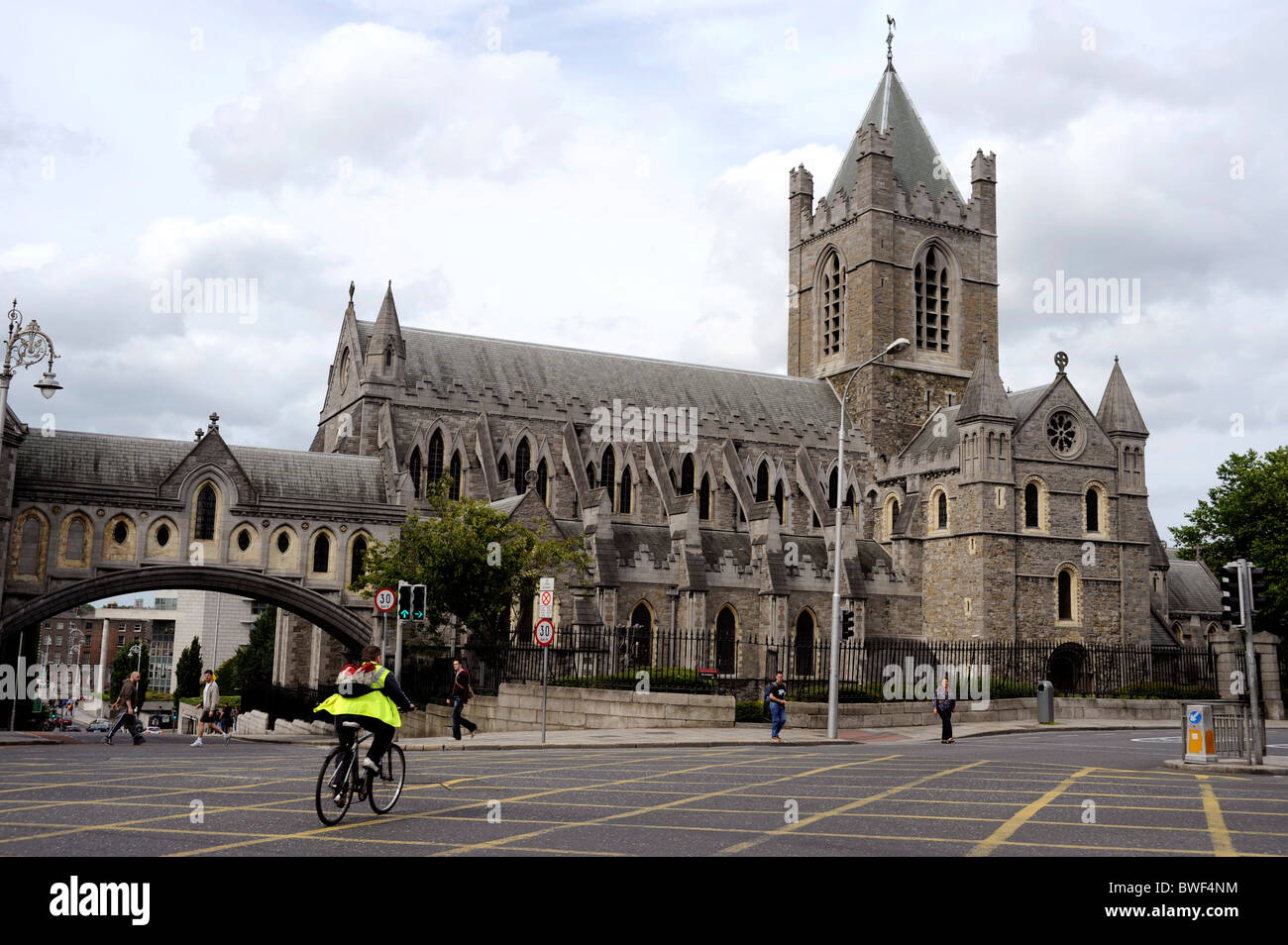 Christ Church Cathedral of the Holy Trinity, Dublin city, Ireland Stock ...