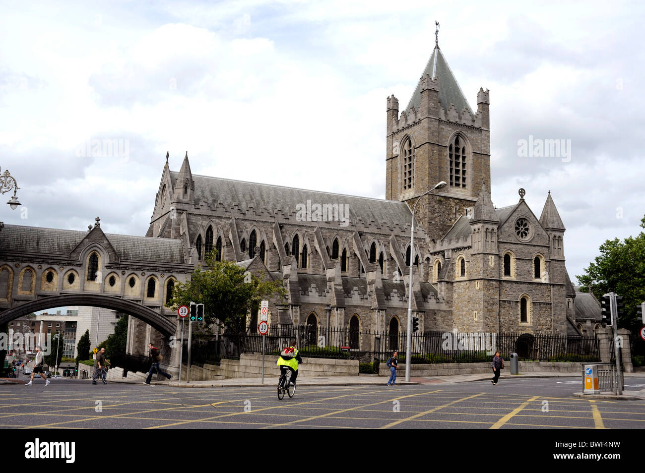 Christ Church Cathedral of the Holy Trinity, Dublin city, Ireland Stock ...