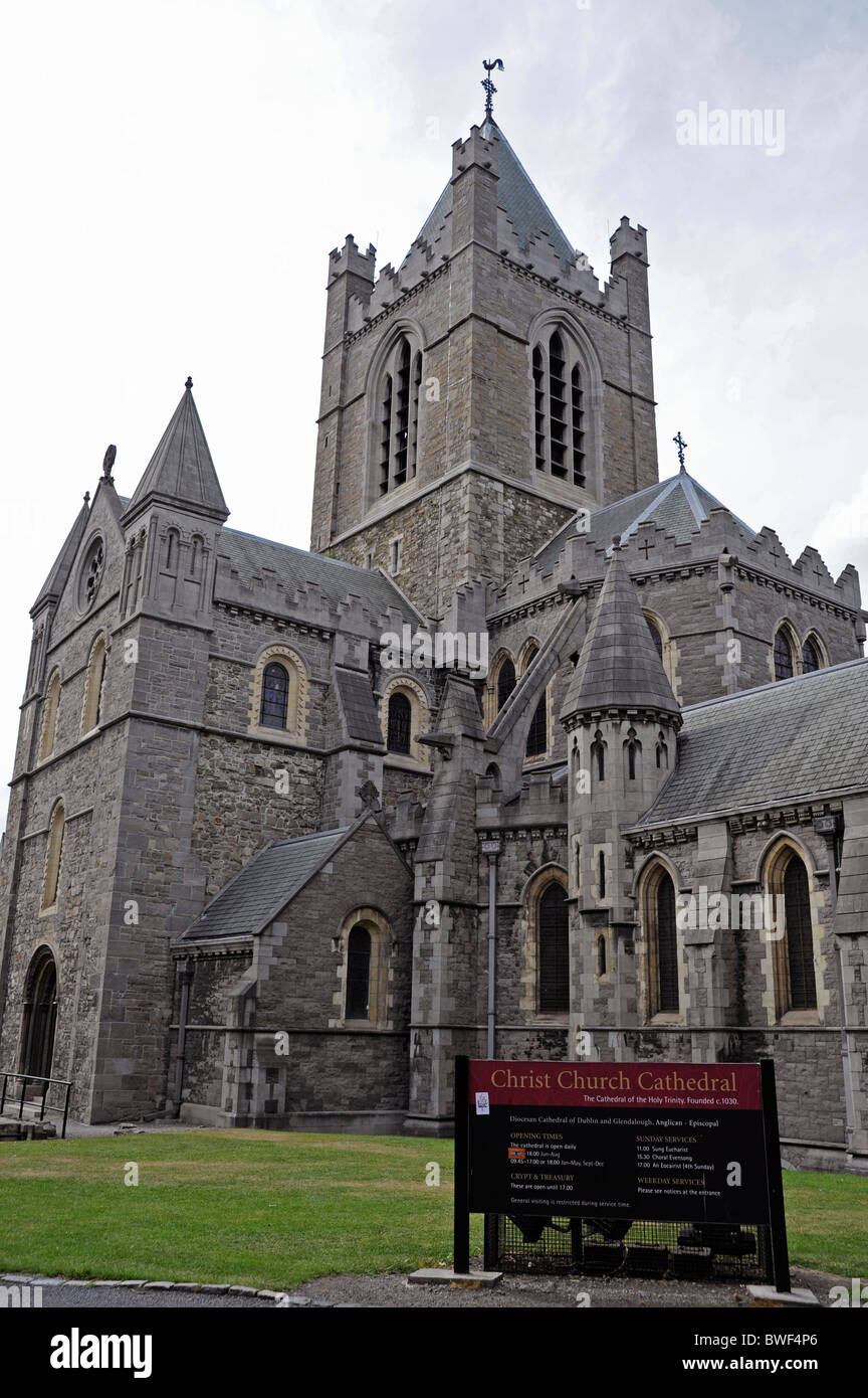 Christ Church Cathedral of the Holy Trinity, Dublin city, Ireland Stock ...