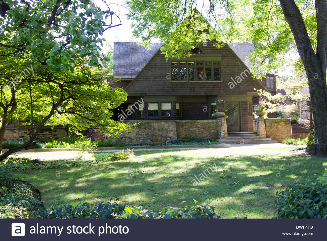 Frank Lloyd Wright Home And Studio Oak Park High Resolution Stock ...