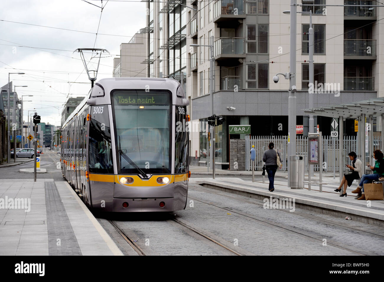 Luas Tram Dublin's Light rail tram system,docklands,Mayor Street Upper ...