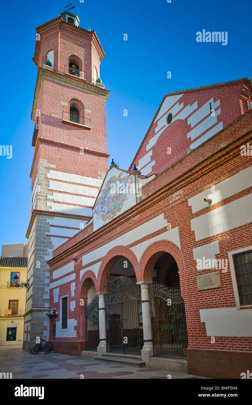 Malaga old town buildings Stock Photo - Alamy