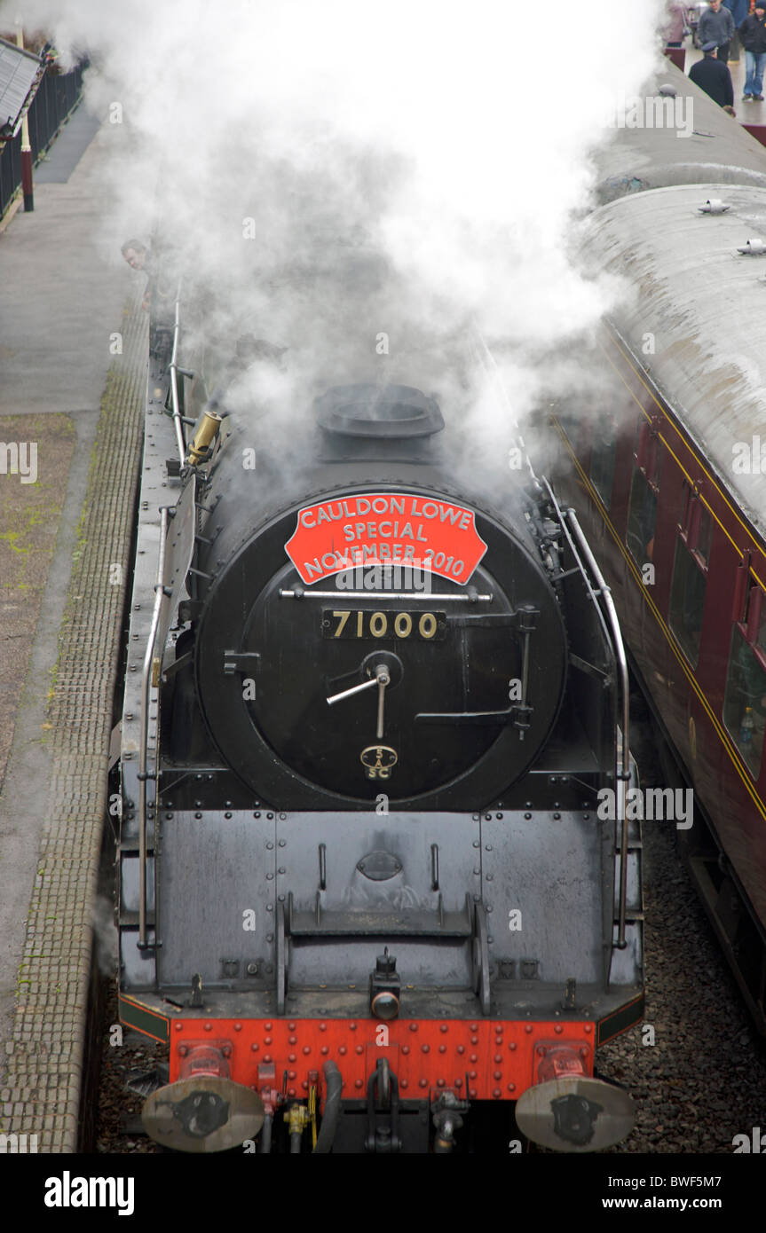 Duke of Gloucester steam train Stock Photo - Alamy