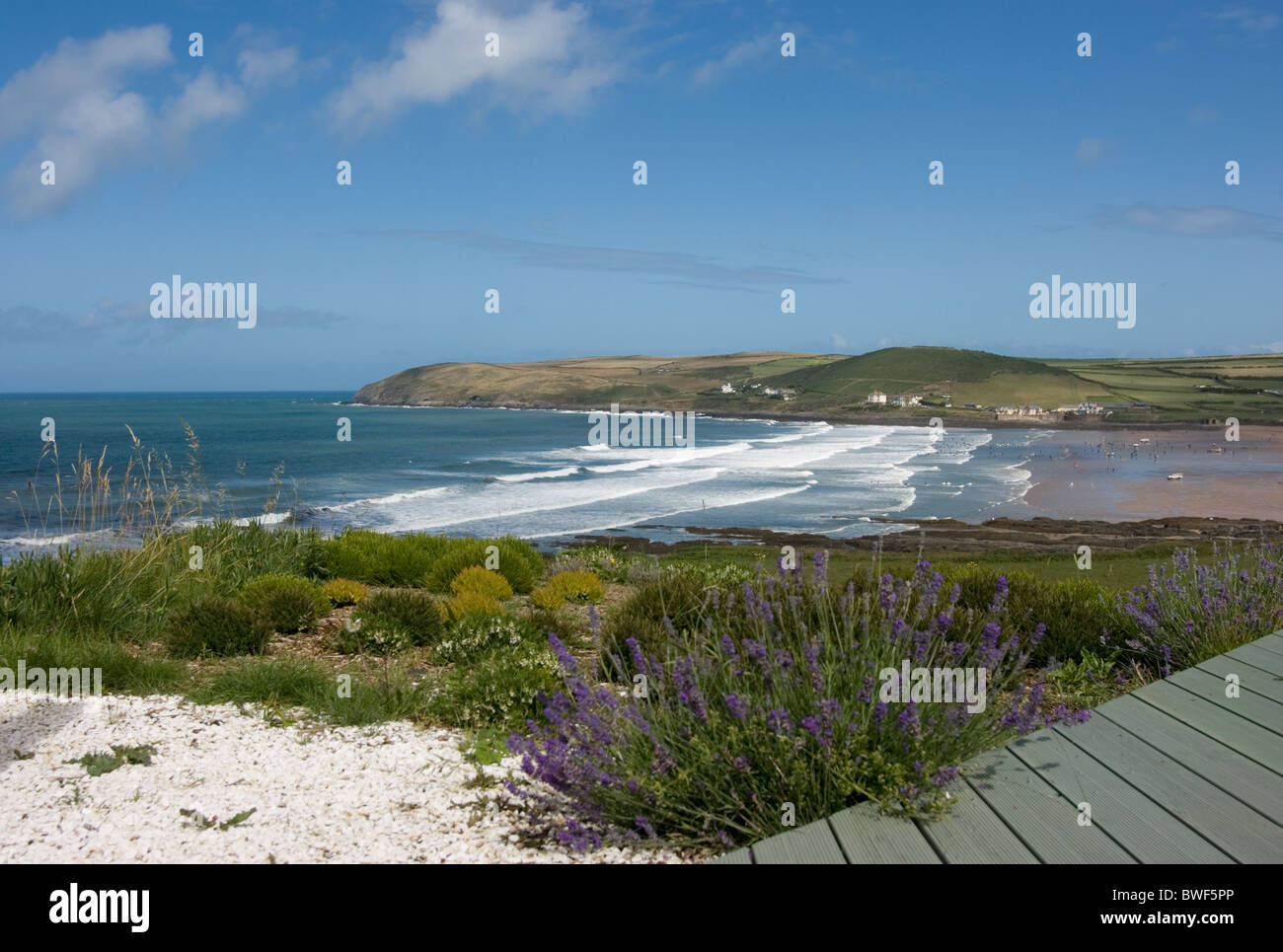 View of Croyde Bay, North Devon Stock Photo - Alamy