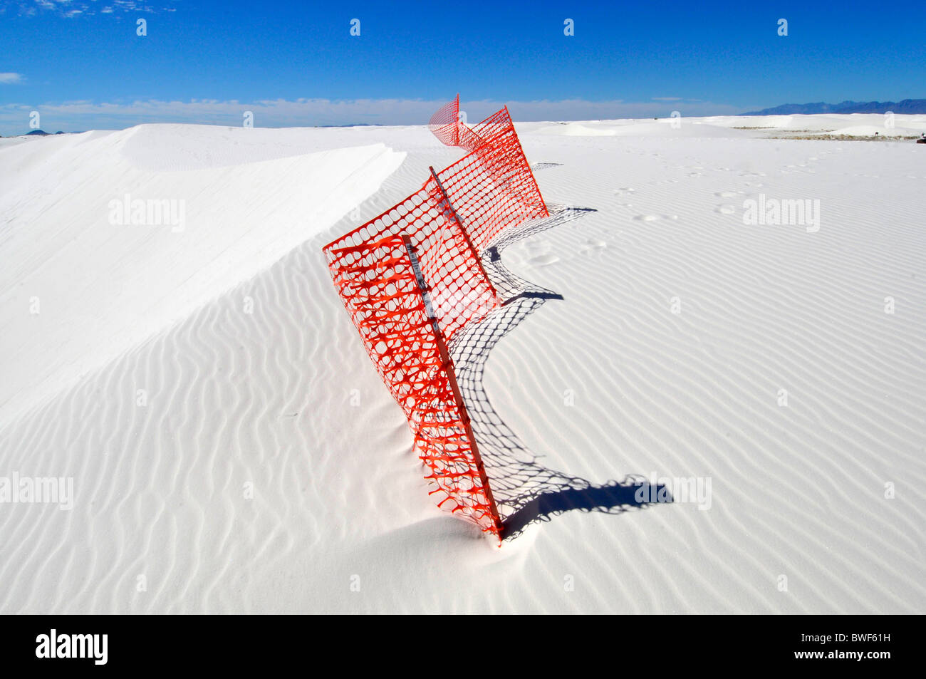 Erosion fence white sands hi-res stock photography and images - Alamy