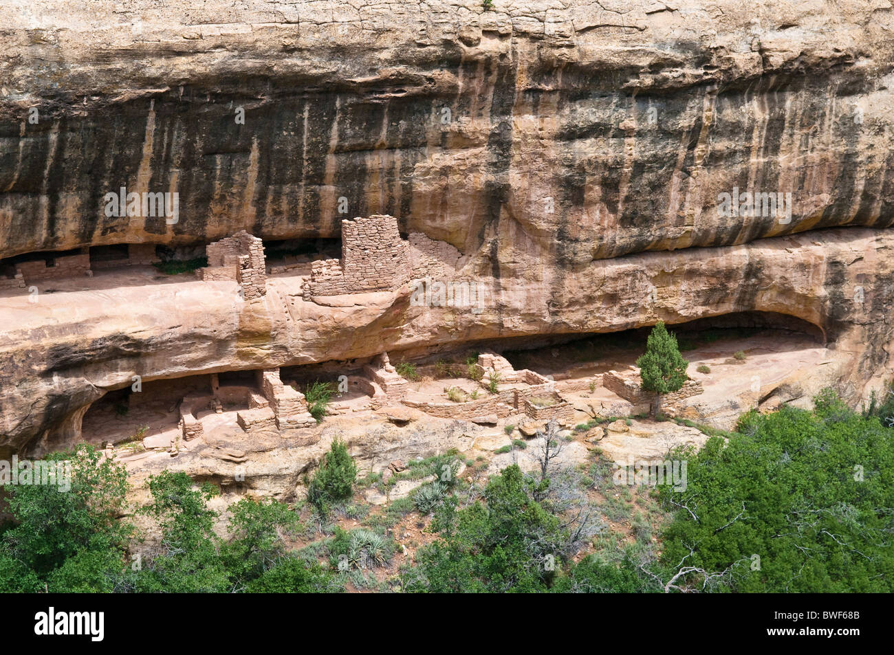 New Fire House, a cliff dwelling of the Ancestral Puebloans American ...