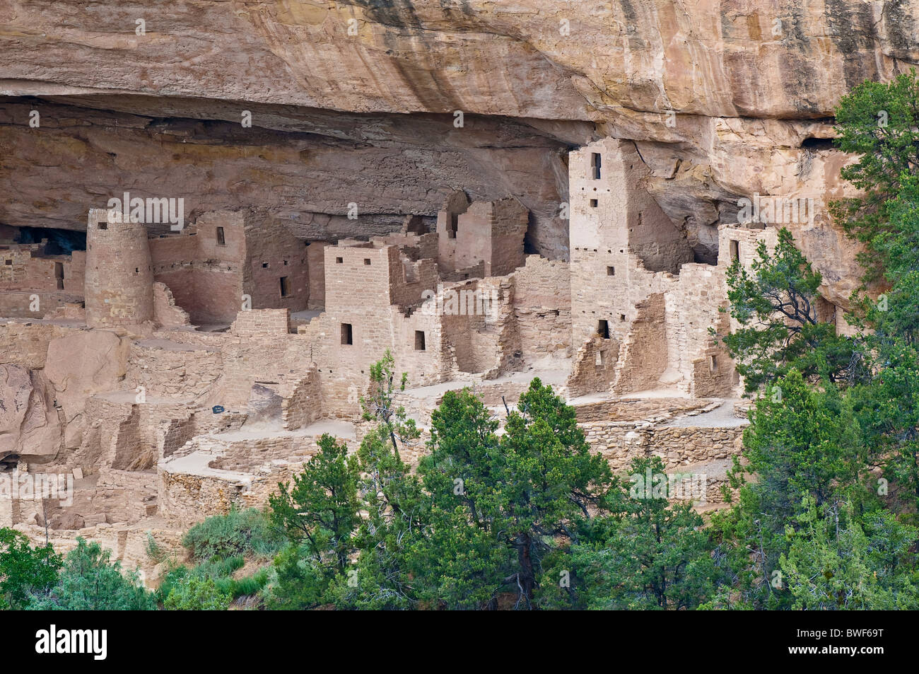 Cliff Palace, partial view, Historic buildings in the Ancestral ...