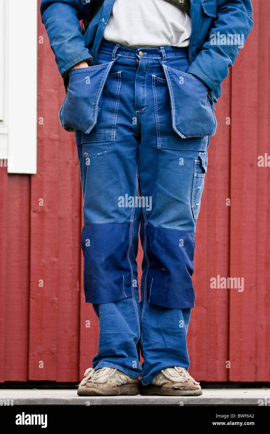 Man with working-clothes.Sweden Stock Photo - Alamy