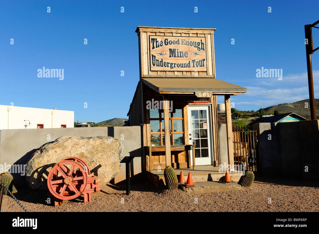 Good Enough Mine Underground Tour Tombstone Arizona Stock Photo - Alamy