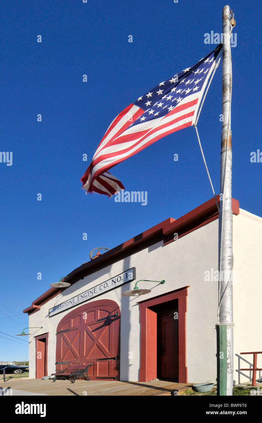 Fire Station Tombstone Arizona Stock Photo - Alamy