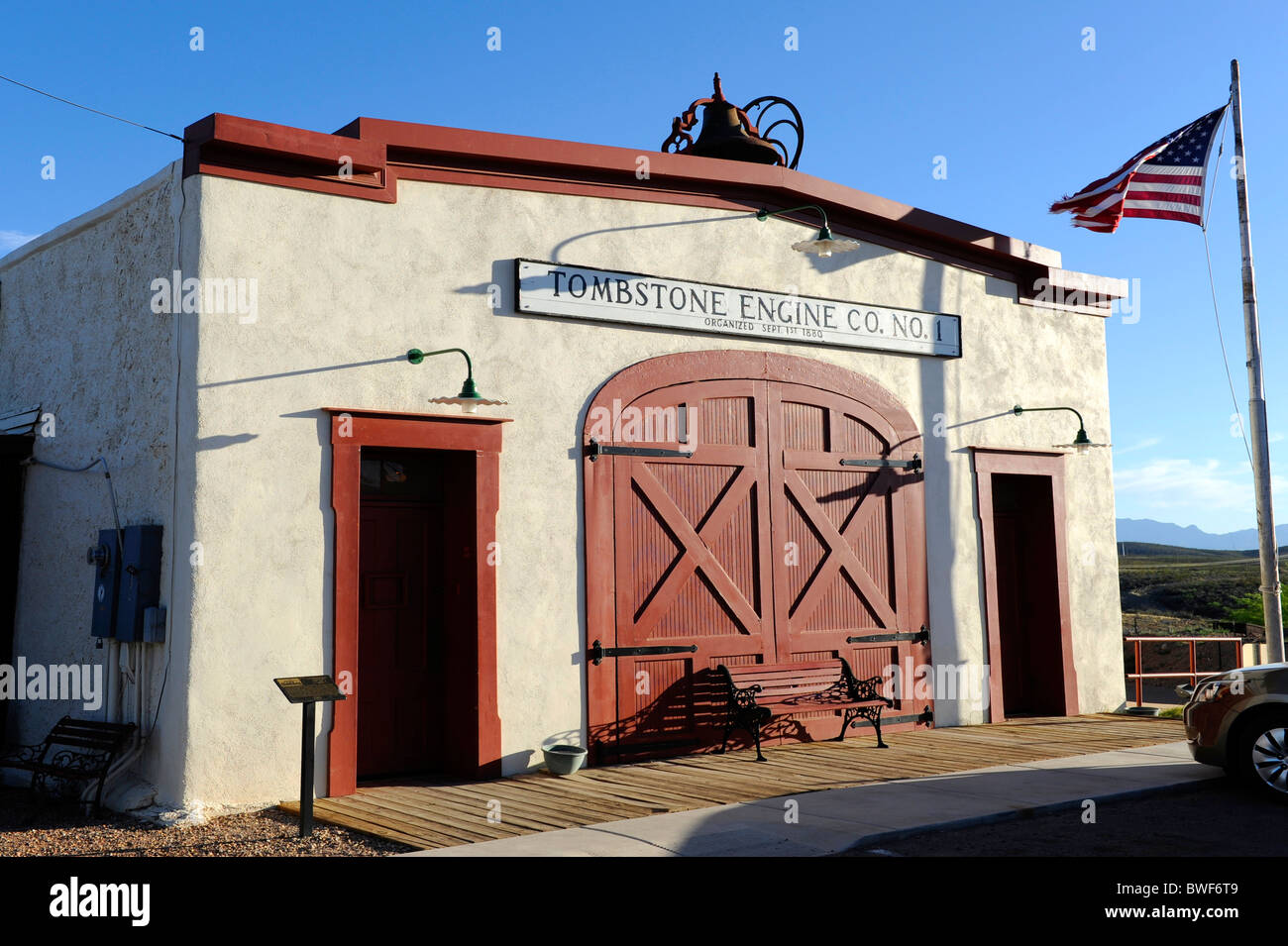 Fire Station Tombstone Arizona Stock Photo - Alamy