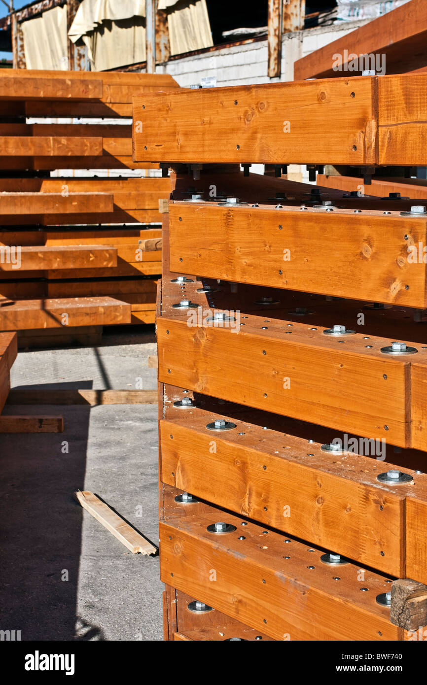 Construction activity beam hardware job site work hi-res stock ...