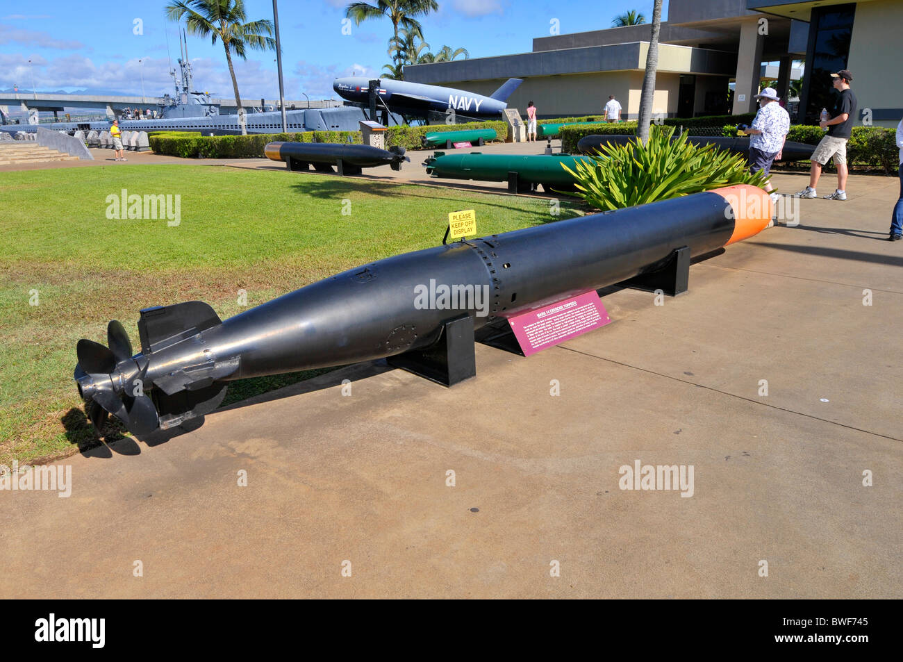Mark 14 Exercise Torpedo on display at Pearl Harbor Pacific National ...