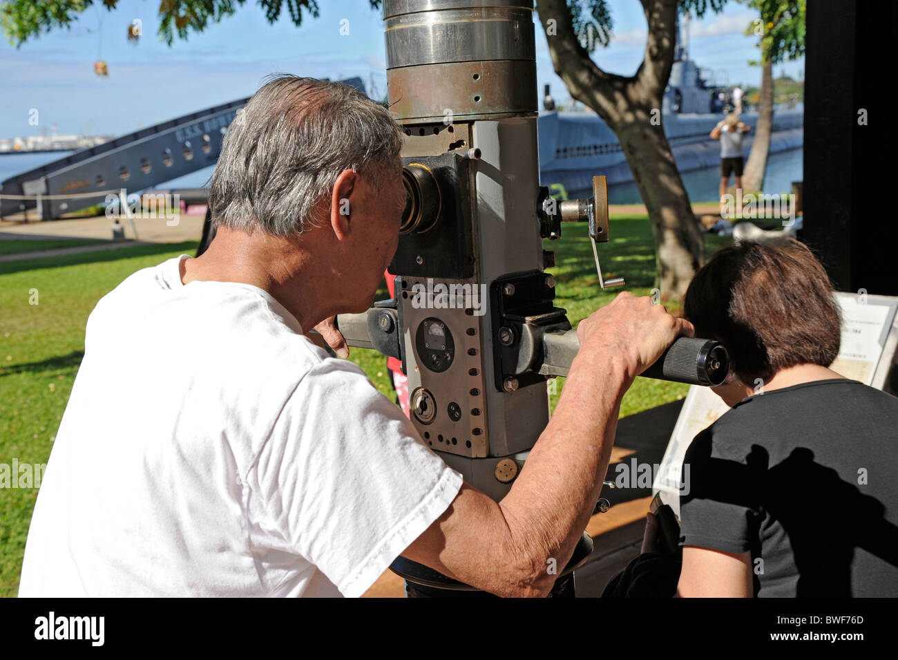 Periscope display at Pearl Harbor Pacific National Monument Hawaii ...