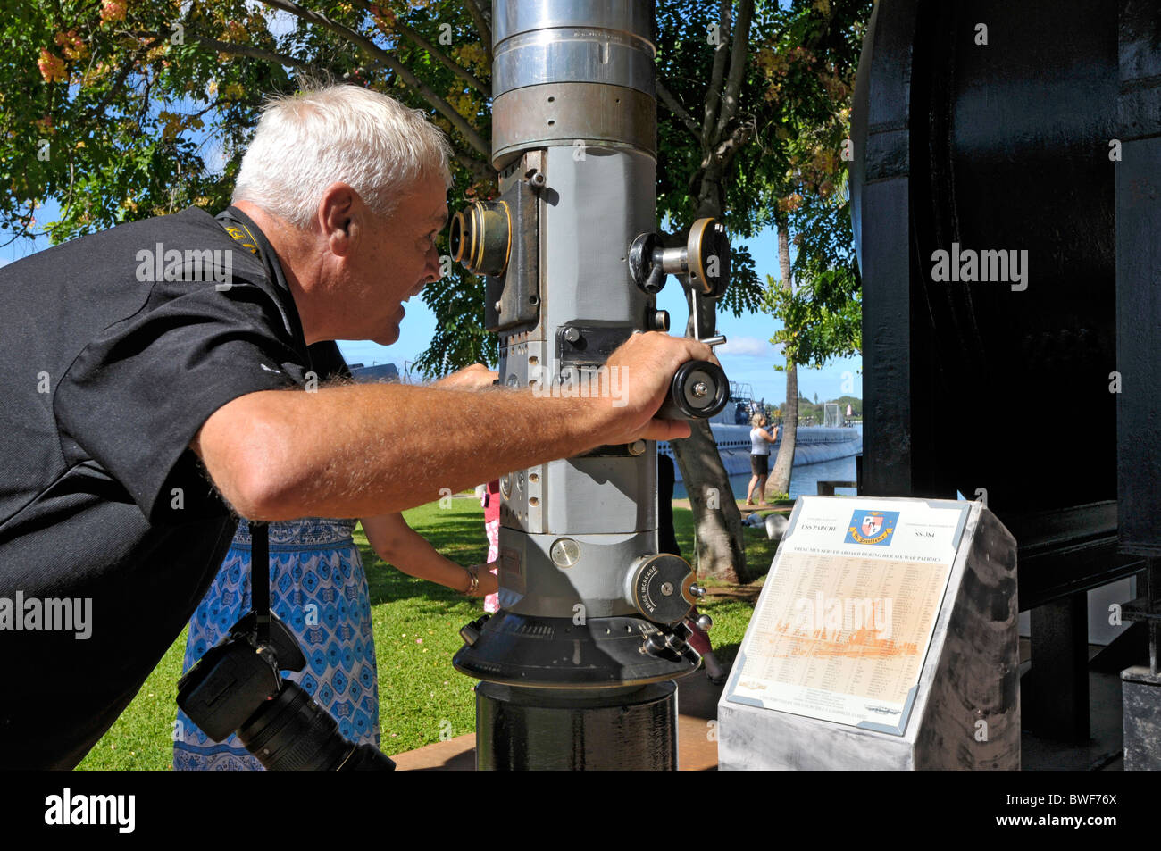 Periscope display at Pearl Harbor Pacific National Monument Hawaii ...