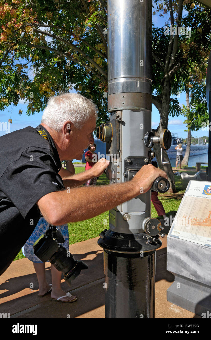 Periscope display at Pearl Harbor Pacific National Monument Hawaii ...