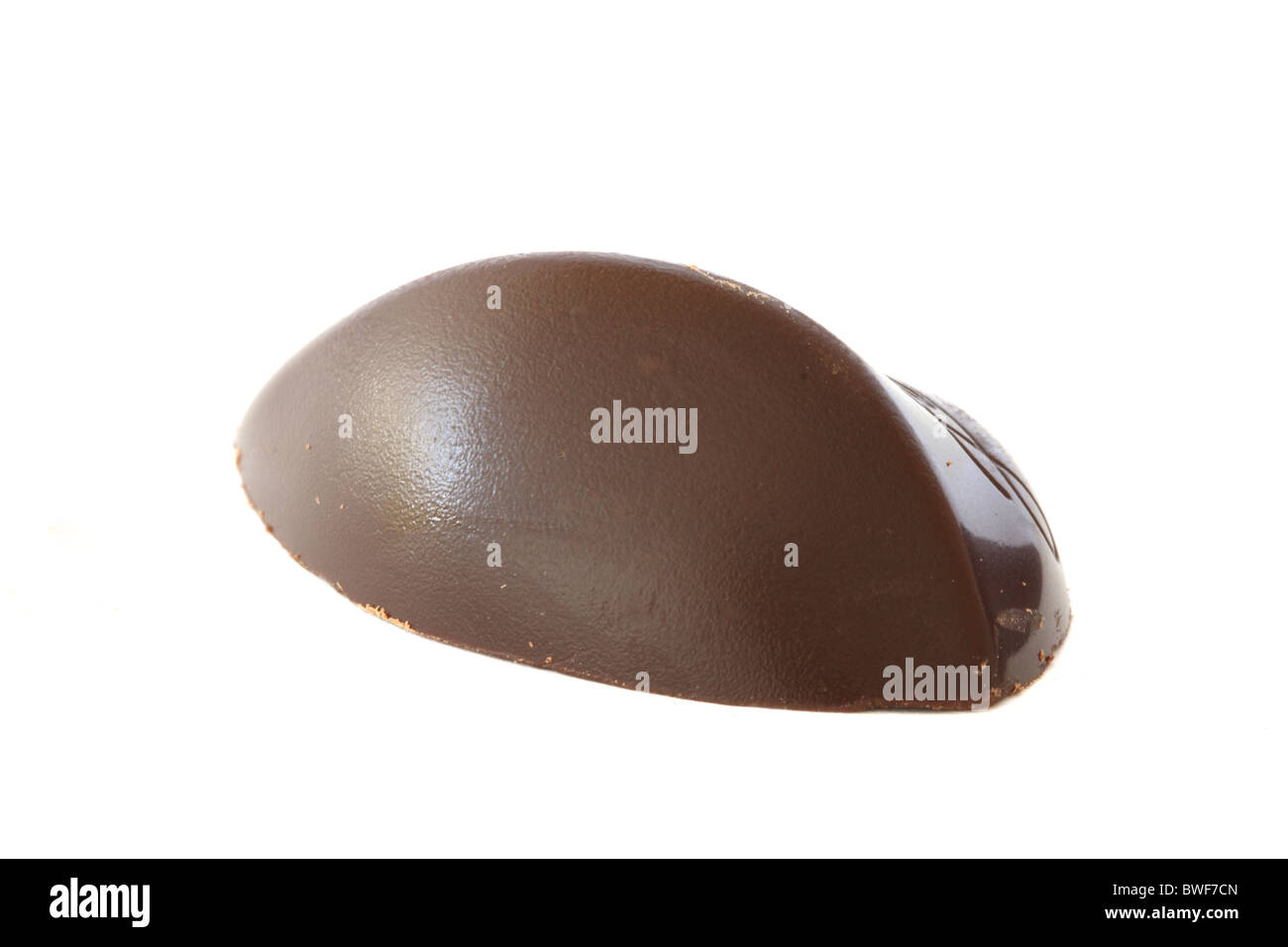 Dark chocolate candy with menthol filling Stock Photo - Alamy