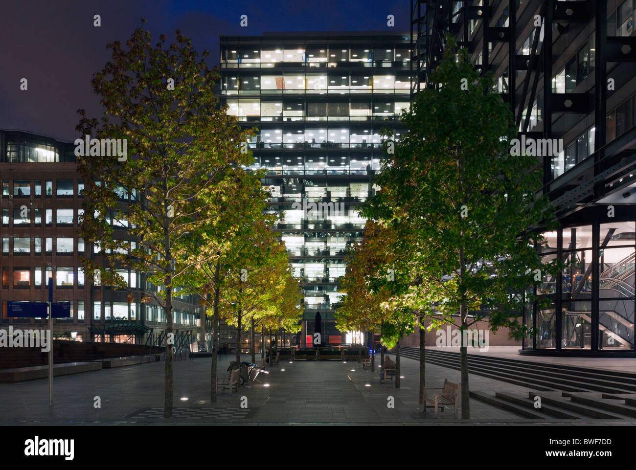 Exchange Square - Broadgate Estate - City of London Stock Photo - Alamy