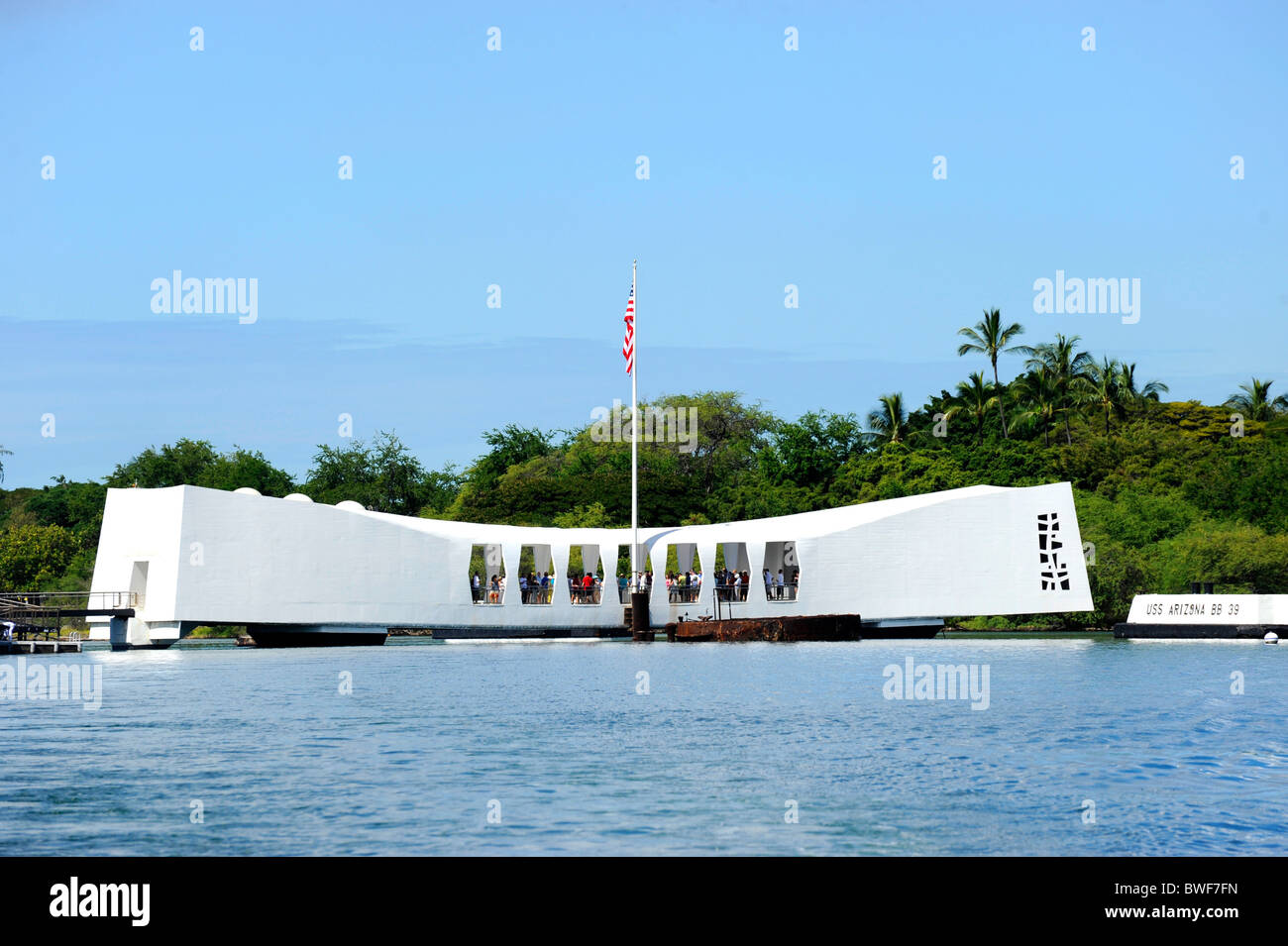 USS Arizona Memorial Pearl Harbor Pacific National Monument Hawaii ...