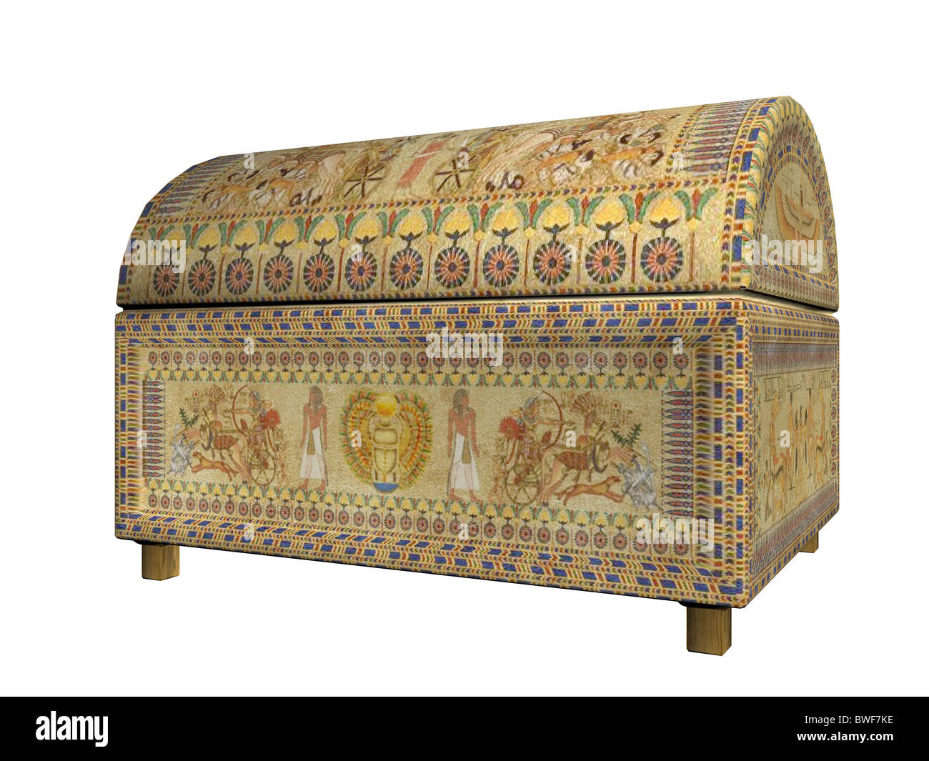 Ancient egyptian decorated box hi-res stock photography and images - Alamy
