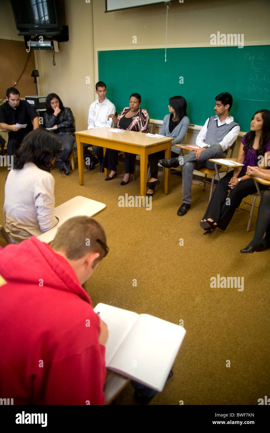 Students of Asian, African-American, Caucasian, and Indian ethnicity in ...