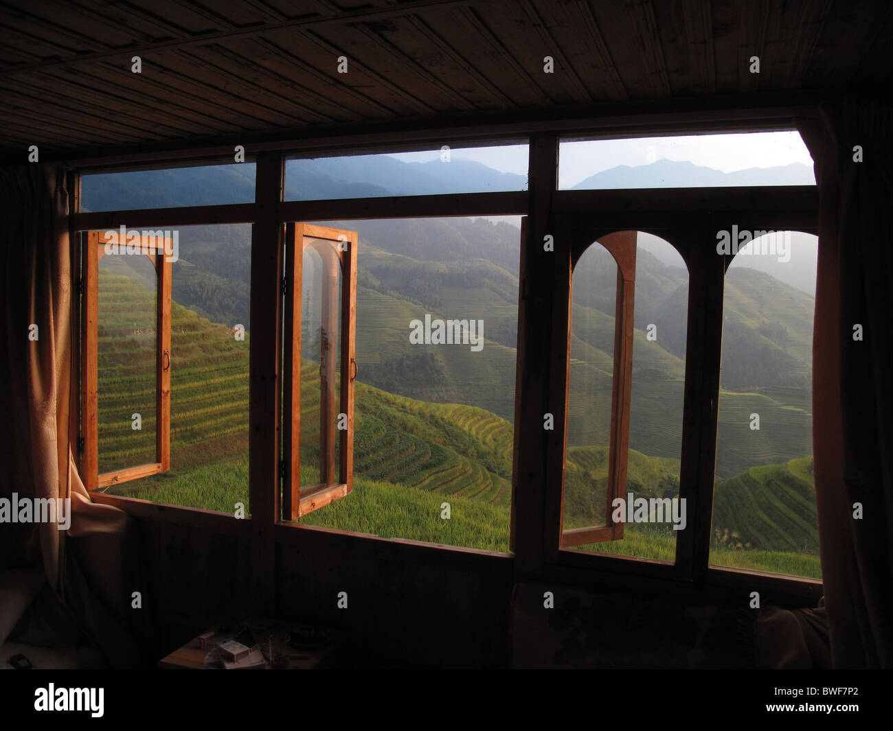 Ping An Rice Terraces, Longsheng, Longji, Guilin, China Stock Photo - Alamy