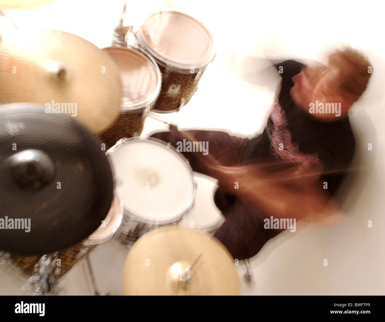 Drummer playing drums hi-res stock photography and images - Alamy
